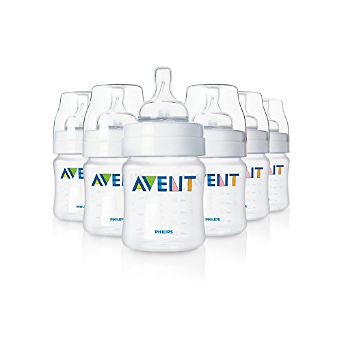 Philips AVENT 4 Oz. BPA Free Bottles - 6 Pack