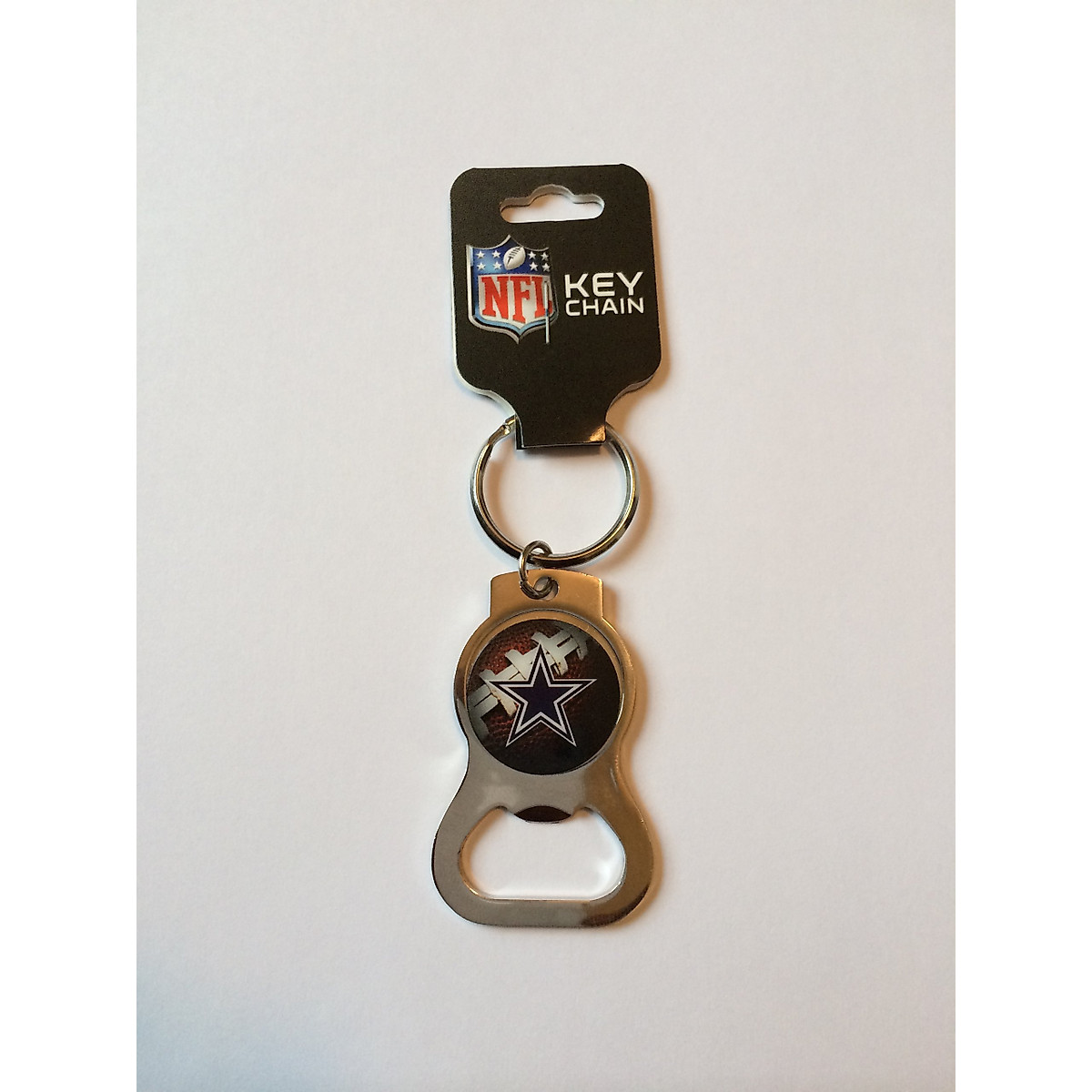 Rico Industries NFL Football Pittsburgh Steelers Metal Keychain - Beverage Bottle Opener With Key Ring - Pocket Size