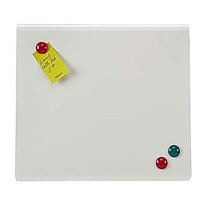 Safco Products 3220WH Wave Desktop Whiteboard & Magnetic Document Stand, White