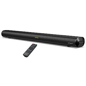 WITSHOCK Sound Bar Soundbar TV Speaker: 2.1 CH Surround System Home Theater with Built-in Subwoofer Wireless Wired Bluetooth 5.0 Optical AUX HDMI-ARC RCA USB Connectivity for Television - Mountable