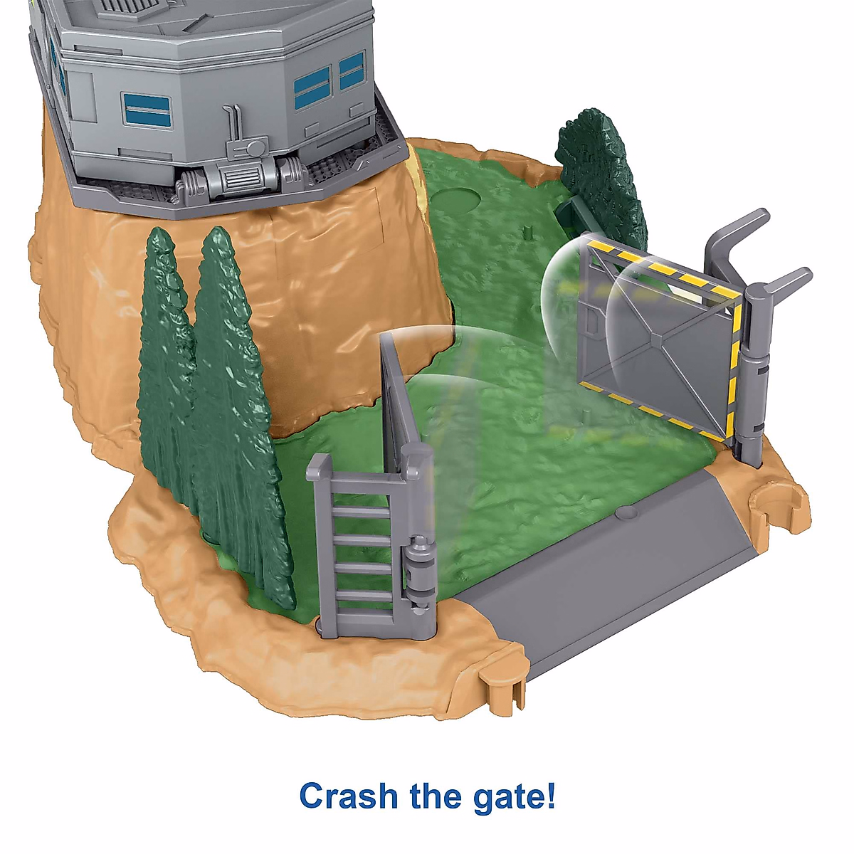 Mattel Jurassic World Dominion Minis Giganotosaurus Rampage Playset with 2 Mini Dinosaur Figures and Break Apart Features, Toy Set