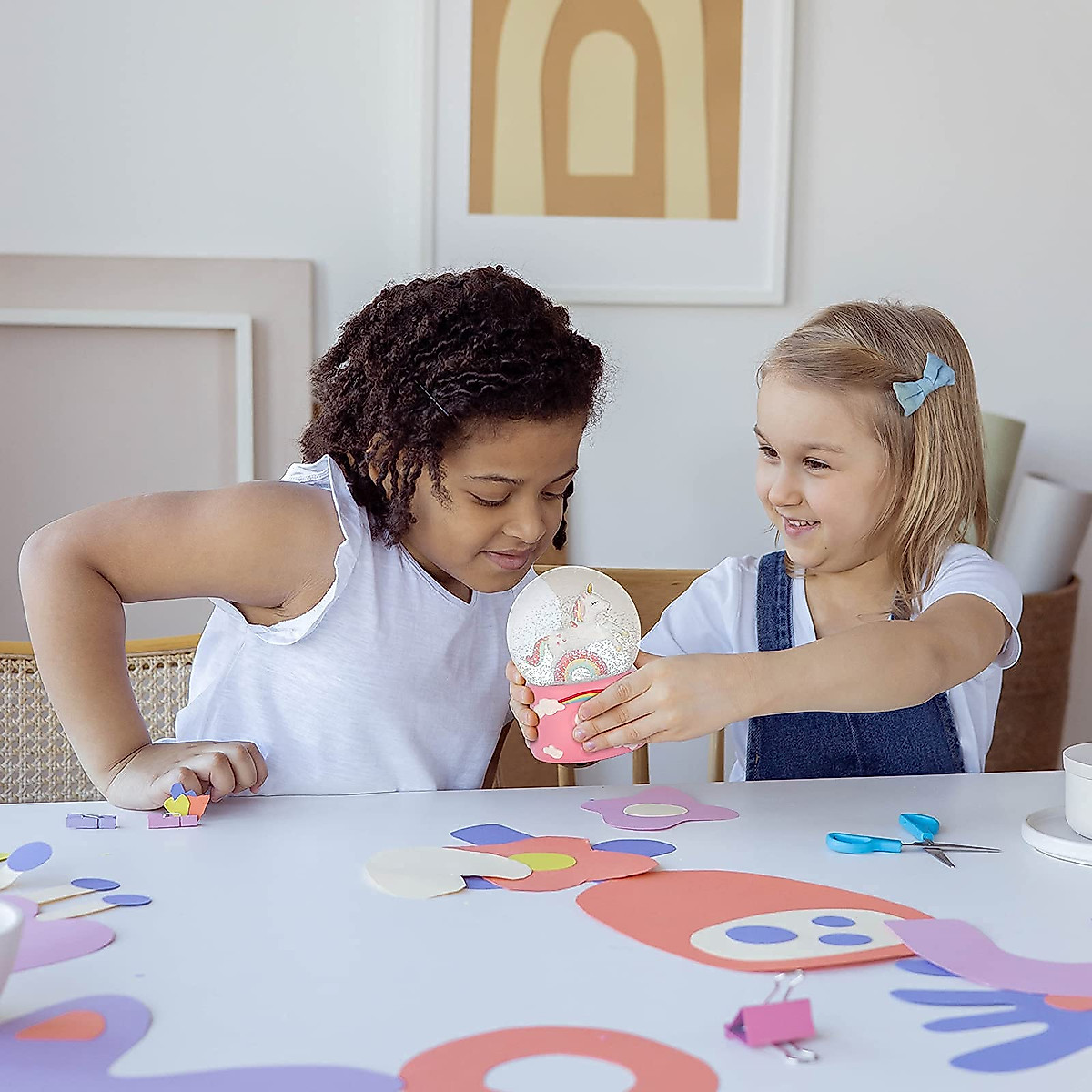 Musical Snow Globe for Kids, Unicorn Snow Globes for Girls, 2021 Snowglobes for Women with Glitter, 100MM Water Globe Collectibles, Birthday Gift for Adults