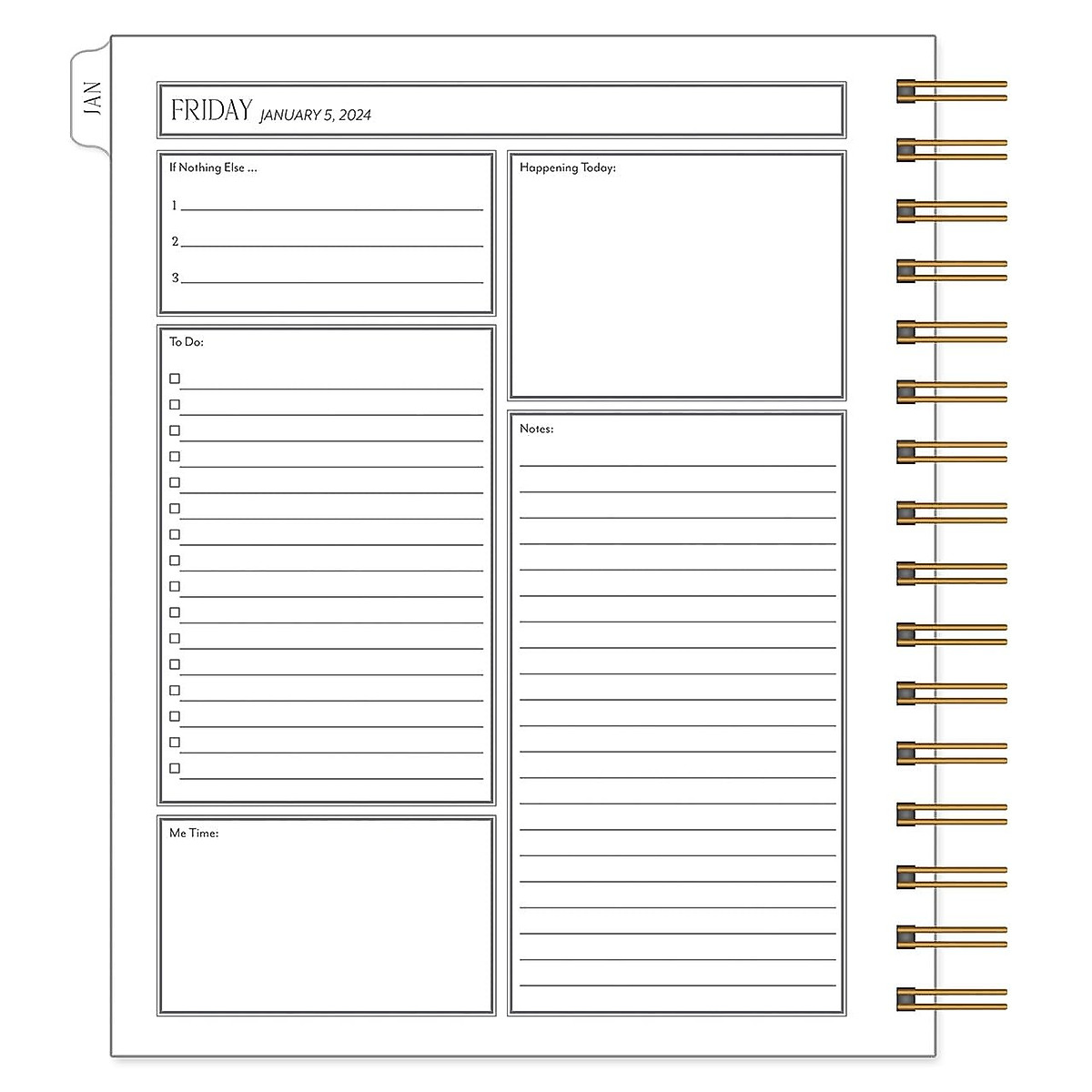 FranklinCovey - La Vie en Rose One Page Per Day Wire-Bound Planner (Jan 2024 - Dec 2024)