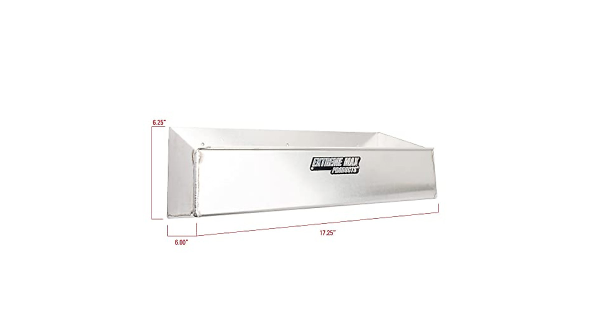 Extreme Max 6-Quart Aluminum Liquid Storage Shelf