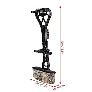 DaMohony 6-Arrow Quick Release Quiver, Arrow Bow Quiver Crossbow Quiver Archery Arrow Holder for Compound Bow Hunting Shooting