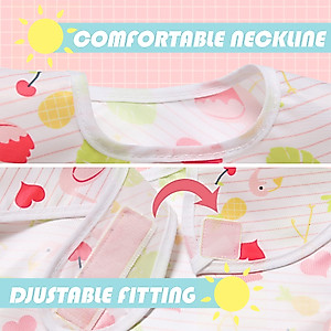 Little Dimsum 3 pack Baby Bibs Waterproof Bib Easy to Clean Feeding Bibs Weaning Bibs Adjustable Closed for Babies Toddlers with Large Pocket 6-36Months(Penguin & Flamingo &Triangle)