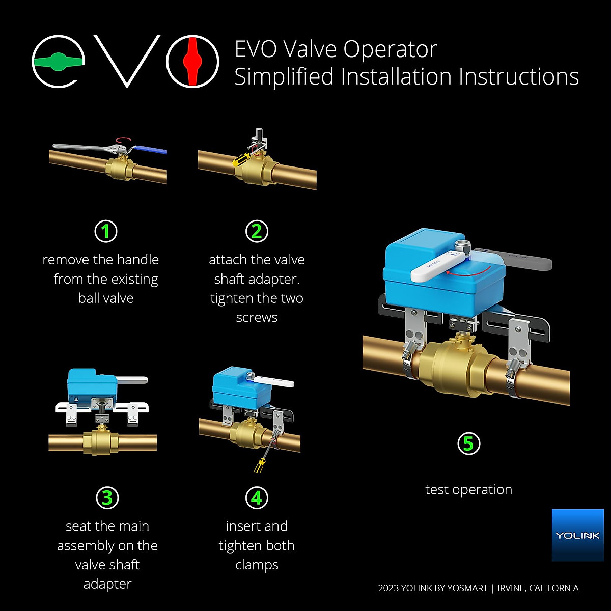 YoLink Smart Water Valve Controller, with Bulldog Water Valve Manipulator, Easy No-Plumber DIY Installation, Remote Control, Compatible with Alexa/Google Assistant, IFTTT - YoLink Hub Required…