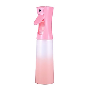 Vimas Continuous Spray Bottles, Refillable Water Spray Bottles for Cooking, Cleaning, Hairstyling, Skin Care & Plant 10 oz/300ml (Pink)