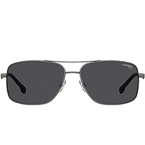 Carrera Casual Polarized Square Sunglasses, Rutenio Scuro Opaco, 60