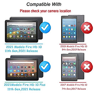 2023 New 10in Tablet Case for Kids(2021/2023 Release 11/13th Generation),OQDDQO ipad Light Weight Anti Slip Shockproof Kids Friendly Case for 10 inch Table (Blue)