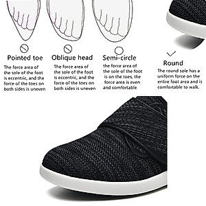 GSFY Women's Diabetic Shoes Wide Width Edema Shoes Breathable Memory Foam Lightweight Walking Sneakers for Elderly Swollen Feet