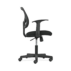 HON BSXVST102 Sadie Swivel Mid Back Mesh Task Arms-Ergonomic Computer/Office Chair (HVST102), Black