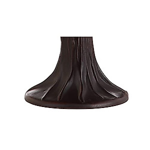 JONATHAN Y JYL8014A Hummingbird Tiffany-Style 12" LED Table Lamp Tiffany,Traditional for Bedroom, Living Room, Office, College Dorm, Coffee Table, Bookcase, Bronze