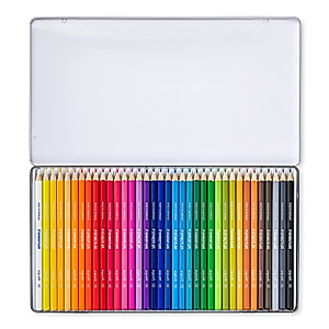 Staedtler 157 M36 Ergosoft Triangular Colouring Pencils - Assorted Colours (Tin of 36 Pencils)