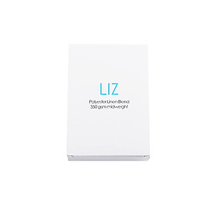 TWOPAGES Liz Series Faux Linen Curtain Fabric Swatches Sample Book