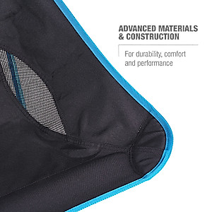 Helinox Beach Chair Lightweight, Lower-Profile, Compact, Collapsible Camping Chair, Black, with Pockets