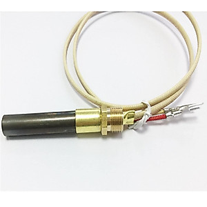 Thermopile Generator,750 Millivolt Temperature Resistance Replacement Thermopile Generator,24'' Long Fireplace Replacement Parts,Fireplace & Stove Accessory,for Gas Fireplace/Gas Grills/Gas Boilers