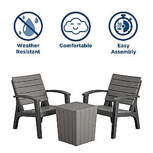 COSCO 3 Piece Resin Chat Se