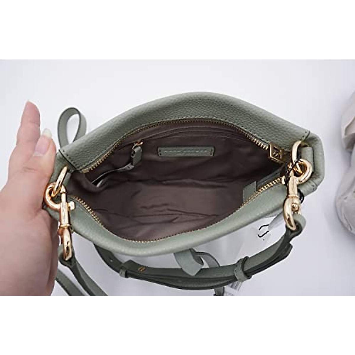 Marc Jacobs H103L01SP21 Seagrass Women's Tasseled Leather Crossbody Bag