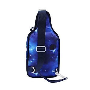Cute Cartoon Sling Bag for Little Boys Astronaut Airplane Dinosaur Chest Bag Samll Crossbody Bag Casual Daypack Shouder Bag
