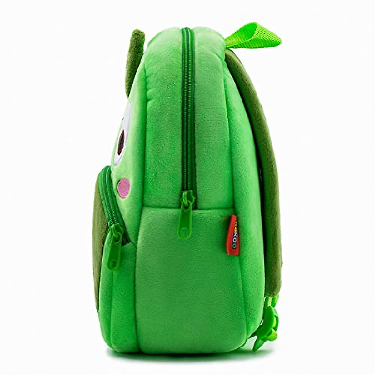 NICE CHOICE Cute Toddler Backpack Toddler Bag Plush Animal Cartoon Mini Travel Bag for Baby Girl Boy 2-6 Years(Green Dinosaur)