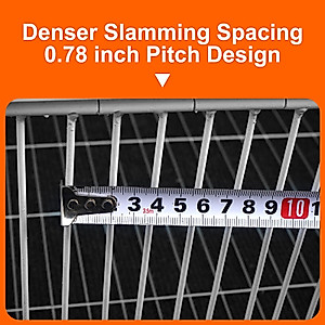 Nisorpa Pigeon Trap with Unidirectional Entrance, Encrypted Pigeon Cage Automatic Pigeon Collection Chicken Cage and Bird Trap with Metal Welding, 25 * 16.7 * 10.2 in