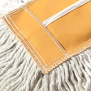 Venmark Commercial Dust Mop – 48” Floor Sweeper for Tiles, Hardwood, and Laminate Floors, with Aluminum Broom Handle, Reusable Duster Head - Complete with Cleaning Cloth