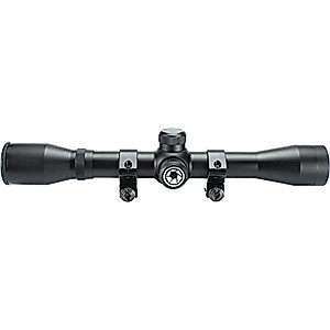 BARSKA 4x32 Plinker-22 Riflescope w/ 3/8-Inch Dovetail Rings , Black