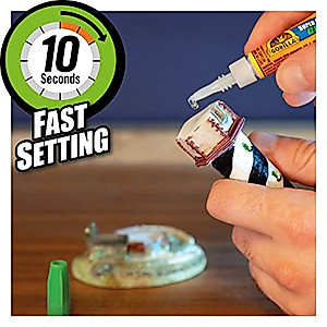 Gorilla Super Glue Gel, 15 Gram, Clear, (Pack of 1)