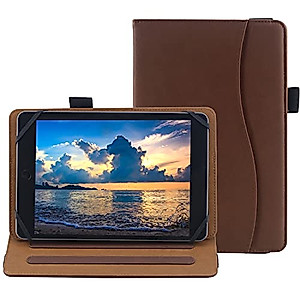 Frankmate 7 inch Tablet Case, Universal Tablet Case for All 6 7 8 Inch Tablets, Leather Protective Cover Stand Folio Case Compatible with iPad Samsung Android Tablets