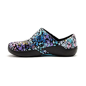 Anywear Journey Nurse Shoes Injected Molded EVA Slip-On Garden Shoes, Chef Shoes, 8, True Colors