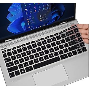 Keyboard Cover for HP Pavilion x360 14" /HP 14 Laptop 14-dq 14-fq 14-bf 14-cm/cf 14-df/dk/ds 14m-ba/cd 14m-dh 14-dq0052dx 14-dq0040nr/dq5009nr/dq0760dx/dq0762dx 14-fq1025nr/fq0033dx(Not Fit 14m-dw/dy)