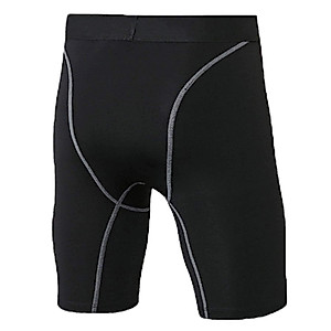 Sanke Sanke Soccer Sports Capri Compression Short Legging/Tights for Boys Girls, 3 Pack: Black*3, 10