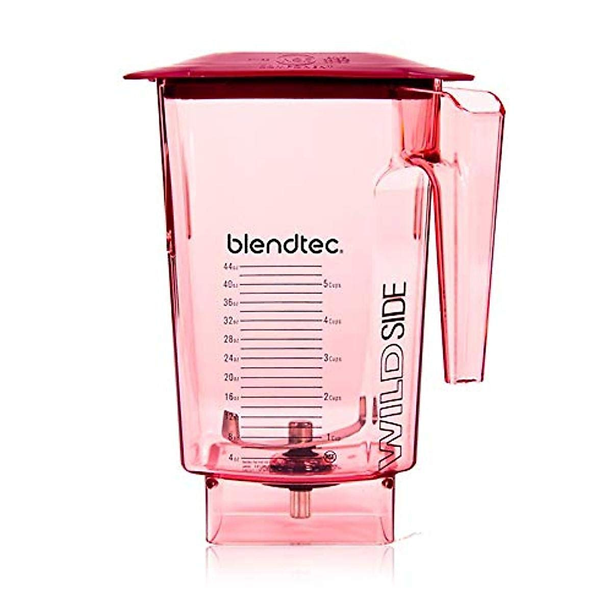 Blendtec 40.637-62 Red WildSide+ Jar with Hard lid, Red