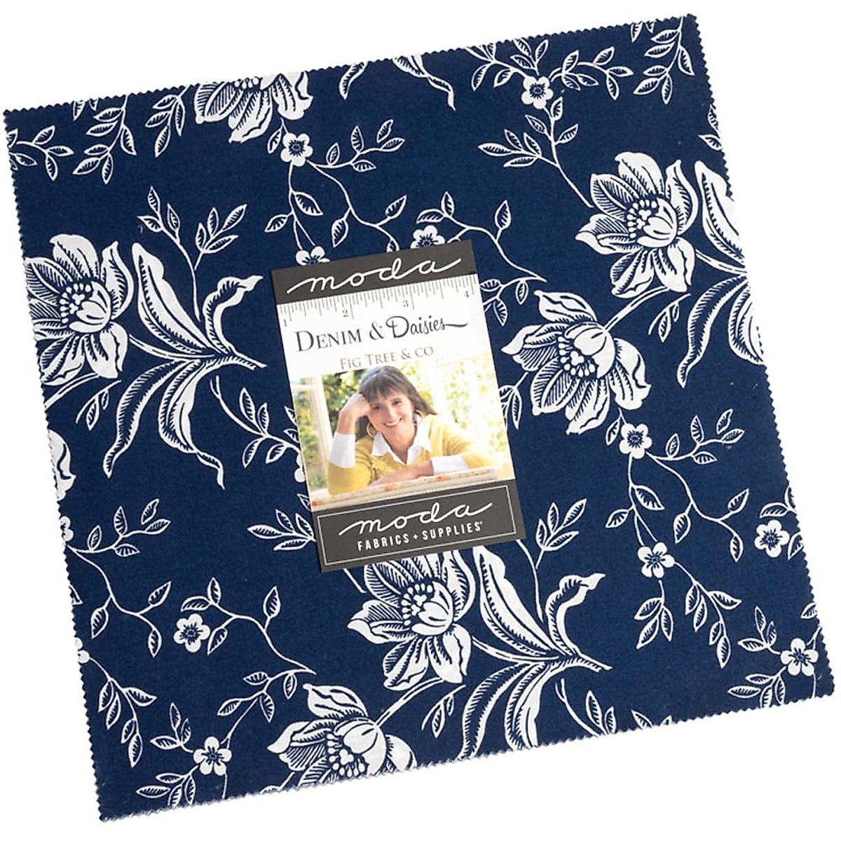 Denim & Daisies Layer Cake®, 42-10" Precut Fabric Quilt Squares by Joanna Figueroa