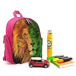 Afirca King of The Animal Lion Backpack Lightweight Travel Work Bag Casual Daypack Business Laptop Backpack for Women Men