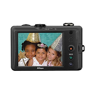 Nikon Coolpix S1100pj 14 MP Digital Camera with 5x Wide Angle Optical Vibration Reduction (VR) Zoom and 3-Inch LCD and Built-in Projector (Black) (OLD MODEL)