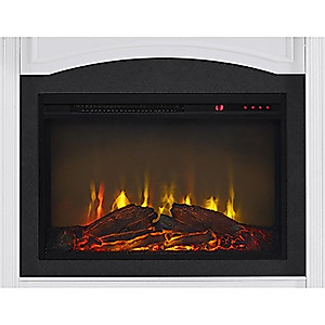 Ameriwood Home Lamont Mantel Fireplace, White
