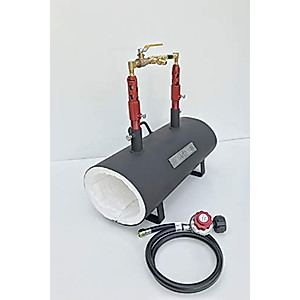 Hell's Forge Portable Propane Forge Double Burner Large Capacity Knife and Tool Making Farrier Forge MADE IN THE USA