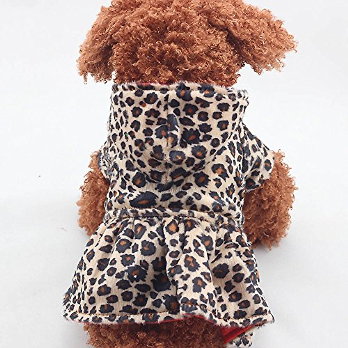 Cotton Clothes Hoodie Puppy Pet Tops Dress Dogs Leopard Pet Clothes Chihuahua Puppy Dog XXL/XXXL Crash Tested Dog for Car