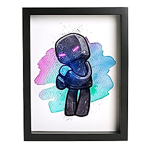 Waschbar Neon Gaming Posters for Boys Room Decor, Gaming Room Decor, Boys Room Decorations for Bedroom, Gamer Wall Art, Inspirational Posters for Video Game Room (Mining)