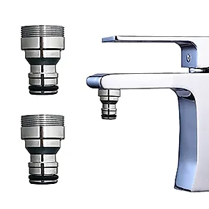 MISSMIN 2 Pack Quick connect snap replacement, with build in Aerator, indoor faucet Quick Connector Fittings