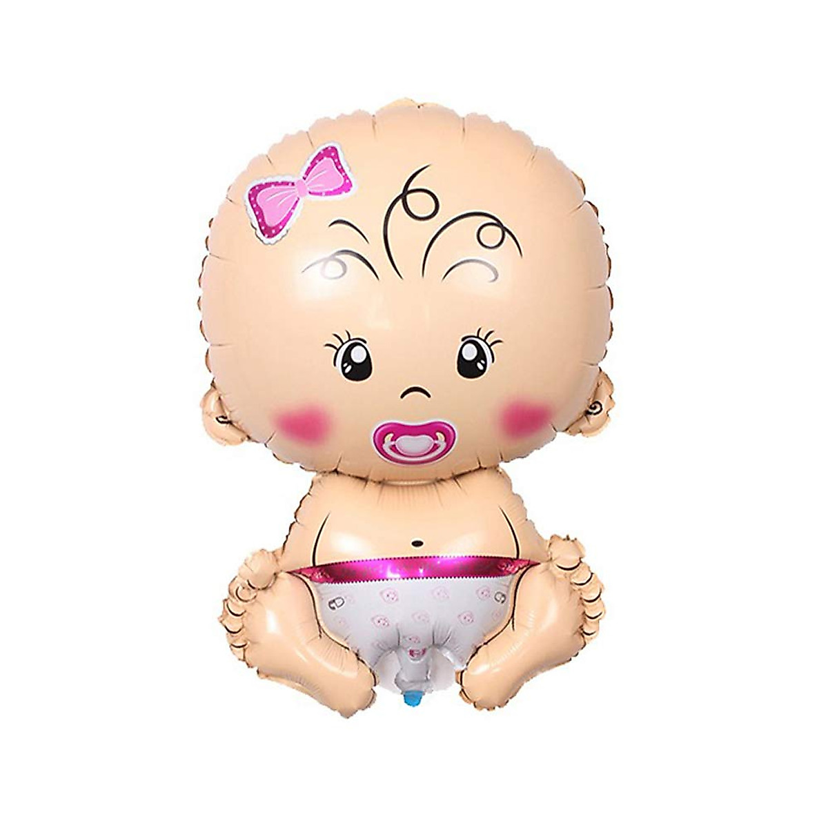 Huture 2PCS 30"x20" International Welcome Baby Shape Jumbo Mylar Foil Balloon Boy Girl Latex Helium Balloons Great for Baby Shower Pregnancy Gender Reveal Wedding Birthday Party Decor Supplies