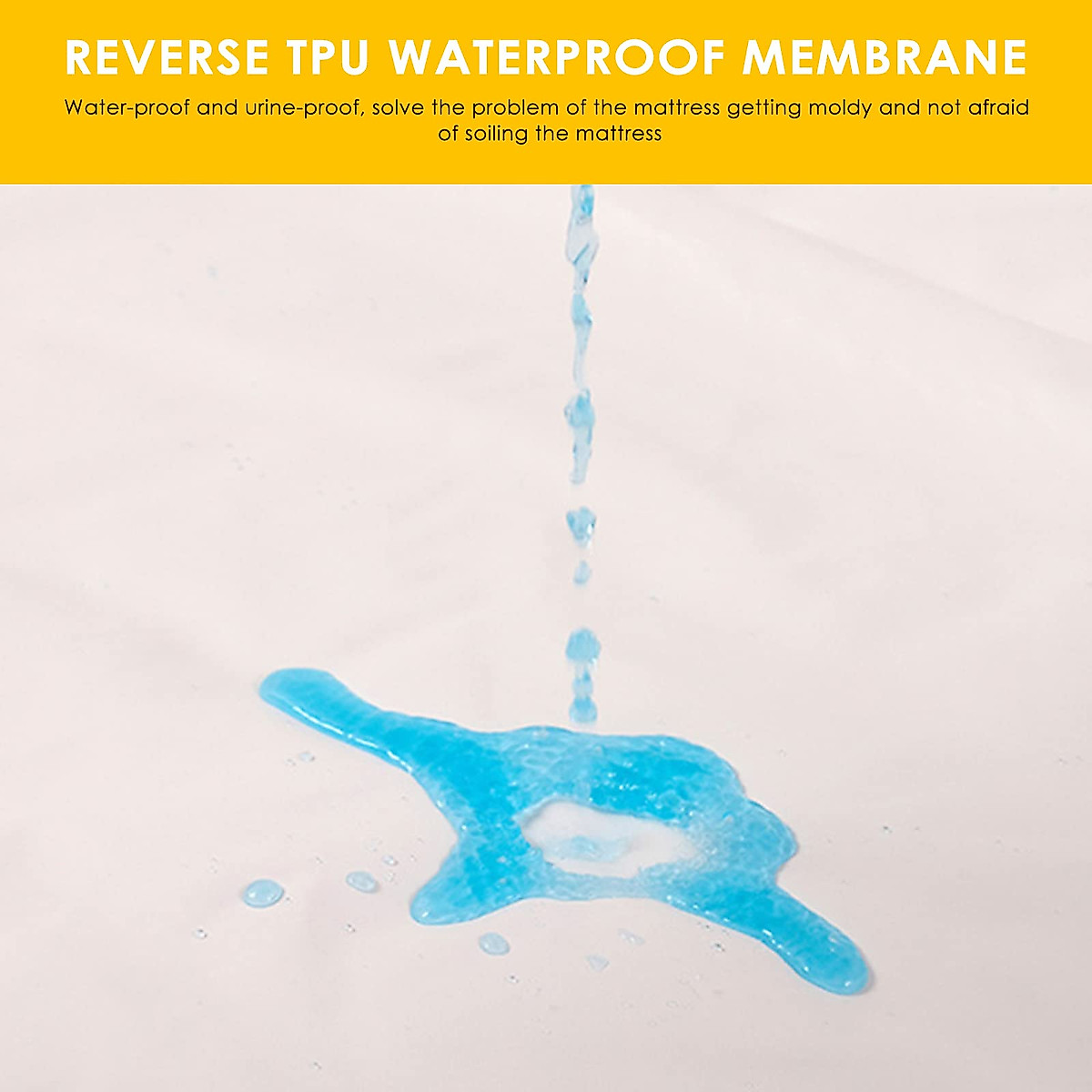 Waterproof Fitted NUKLOR Crib Mattress Pad and Toddler Crib Mattress, Protective Baby Crib Mattress Cover, Bedding Sets Breathable and Hypoallergenic for Boys and Girls (27.5'' x 52'' x 6'' 1Pack)