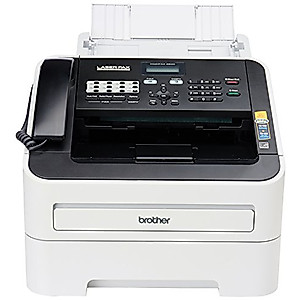 Brother FAX-2840 High Speed Mono Laser Fax Machine, Dark/light gray - FAX2840 17.750x18.125x16.625