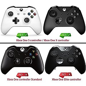 eXtremeRate Chameleon Top Shell Front Housing Faceplate Replacement Parts with Side Rails Panel for Xbox One X S Controller