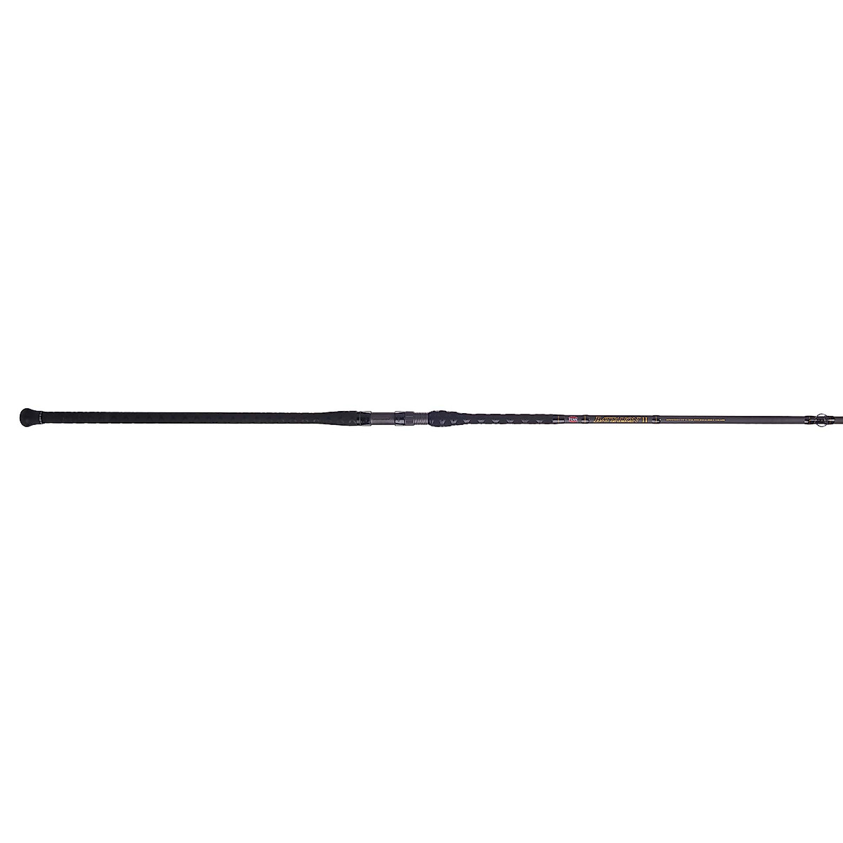 PENN 11’ Battalion II Surf Conventional Casting Rod, 2 Piece Graphite Composite Fishing Rod, Black/Gold