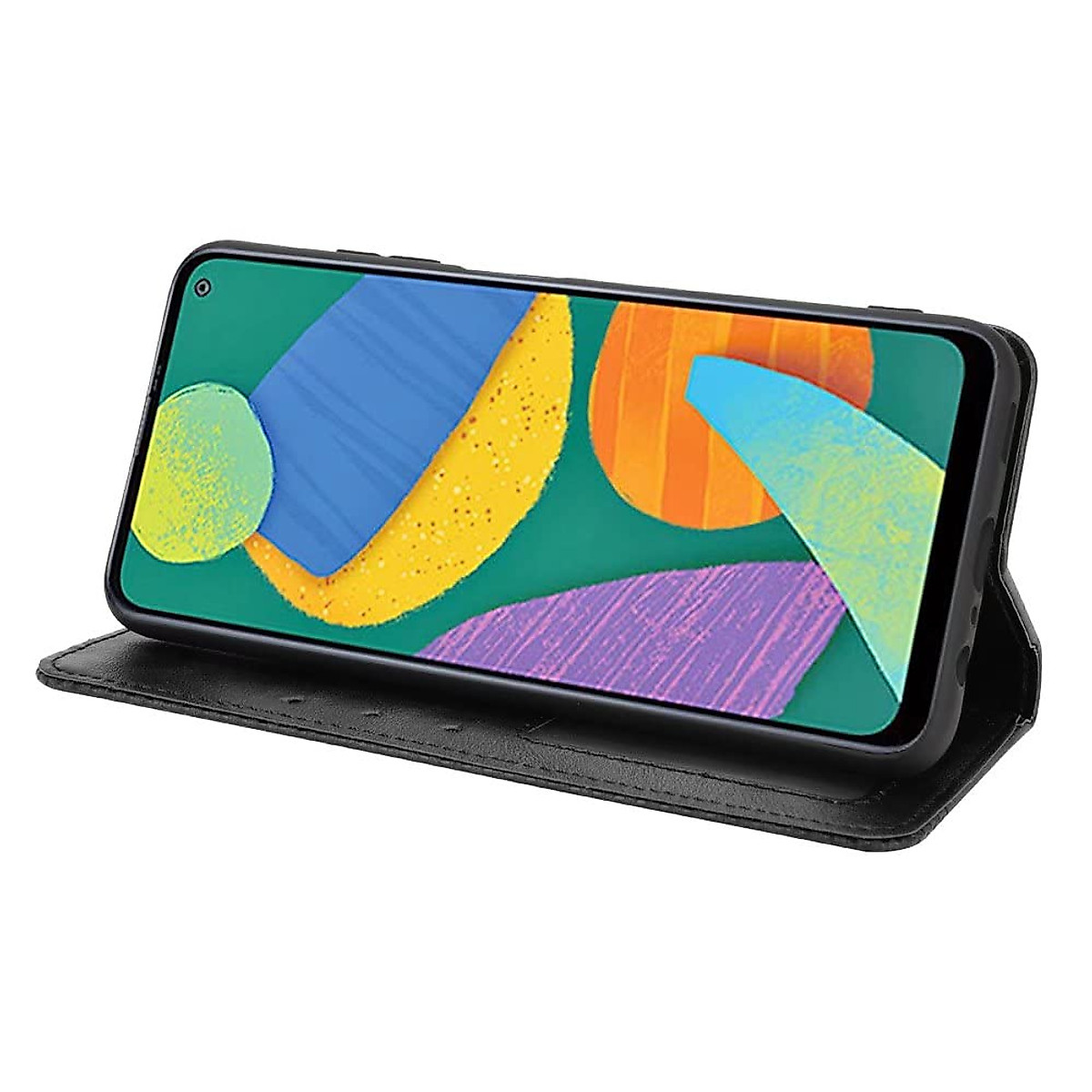 YBROY Case for Motorola ThinkPhone, Magnetic Flip Leather Premium Wallet Phone Case, with Card Slot and Folding Stand, Case Cover for Motorola ThinkPhone.(Black)