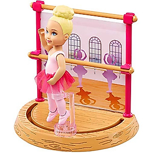 Barbie Doll Dance Coach Play Set with Working Stage!