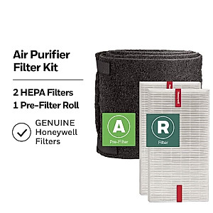 Honeywell HEPA Air Purifier Filter Value Kit – Includes 2 R HEPA Filters and 1 A Pre-Filter Roll with Cutting Template